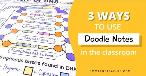 3 Ways to Use Doodle Notes in the Classroom - Emmatheteachie