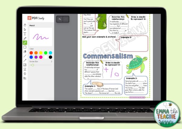 How to Use Doodle Notes Digitally - Emmatheteachie