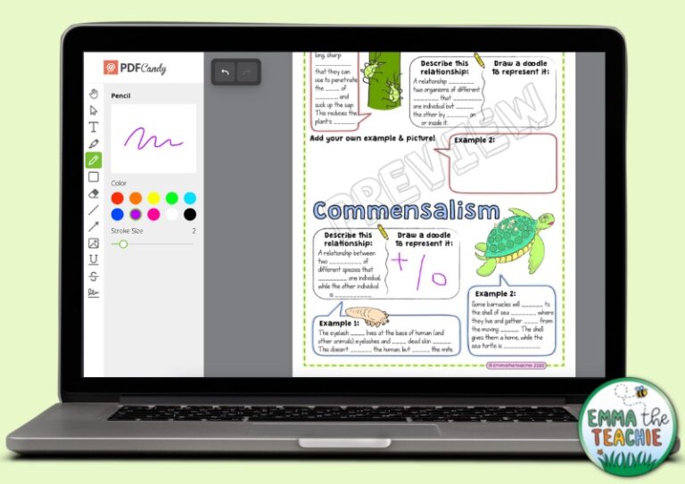 How to Use Doodle Notes Digitally - Emmatheteachie